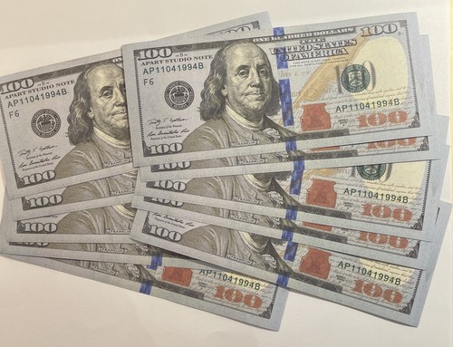 10pcs US 100 Dollars replica Banknotes Commemorative/Souvenir Money ...