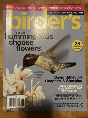 7 x Birder’s World Bird Magazine 2010 2011 Lot Eagles Spring ...