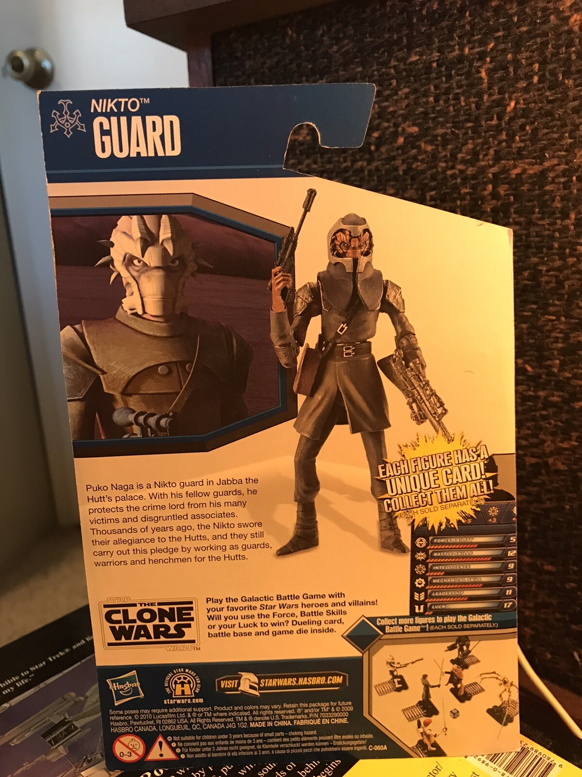 2010 STAR WARS ~ The Clone Wars ~NIKTO GUARD TOYS R US EXCLUSIVE ~ New ...