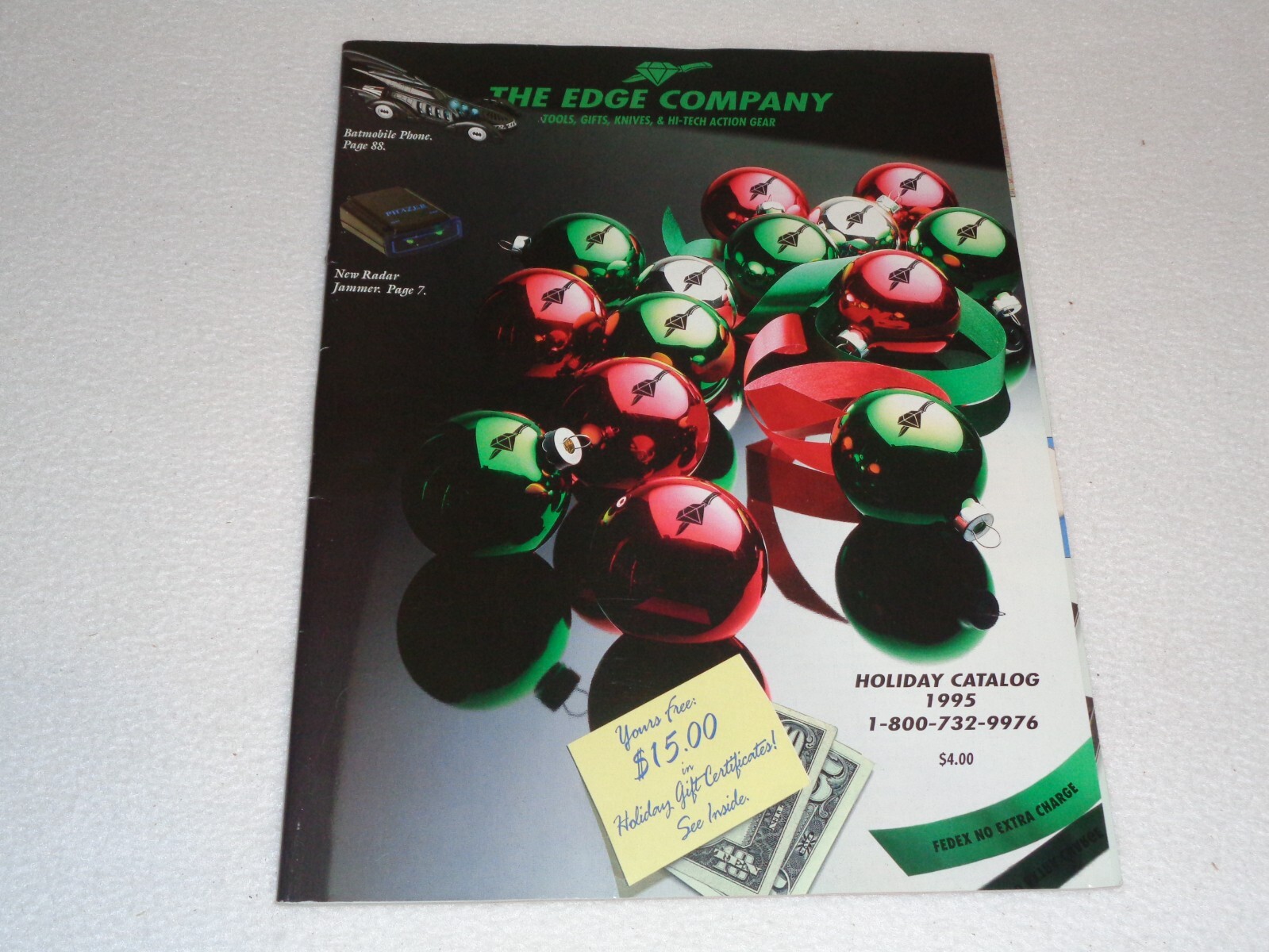 The Edge Company 1995 Holiday Rare Original Knives Action Gear Rare ...