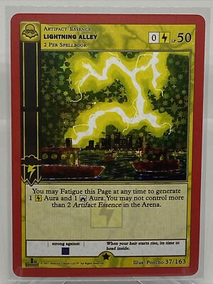 Lightning Alley Full Holo 37/163 1st Edition MetaZoo Nightfall Pack ...