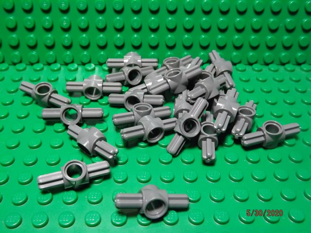 ** 25 CT LOT ** Lego NEW dark bluish gray technic axle & pin connector ...