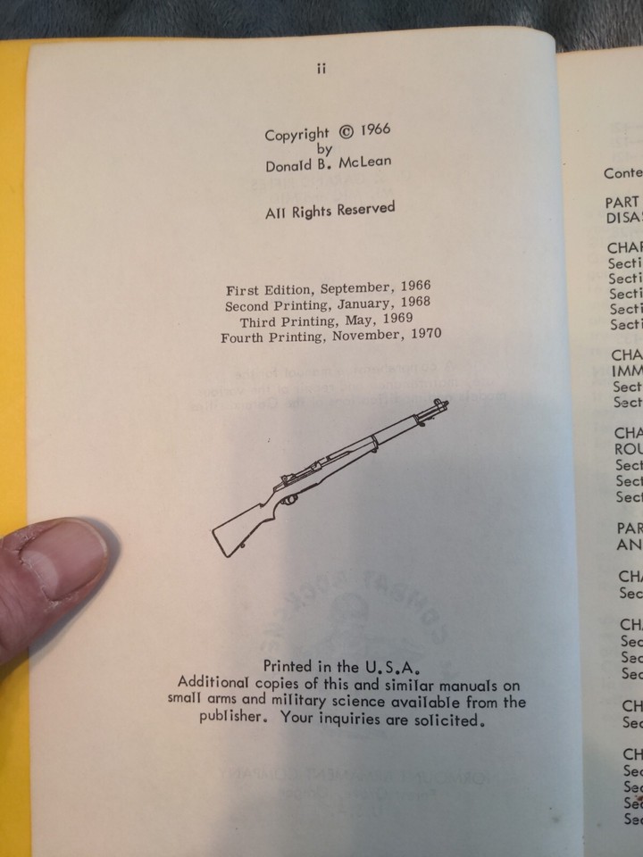 M1 Garand Rifles And Springfield 1903 - US Combat Bookshelf | eBay