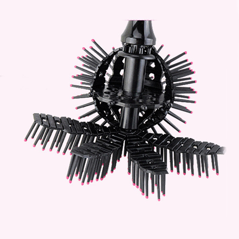 3D Spherical Comb Bomb Curl Full Round Hot Curling Styling Brush for ...