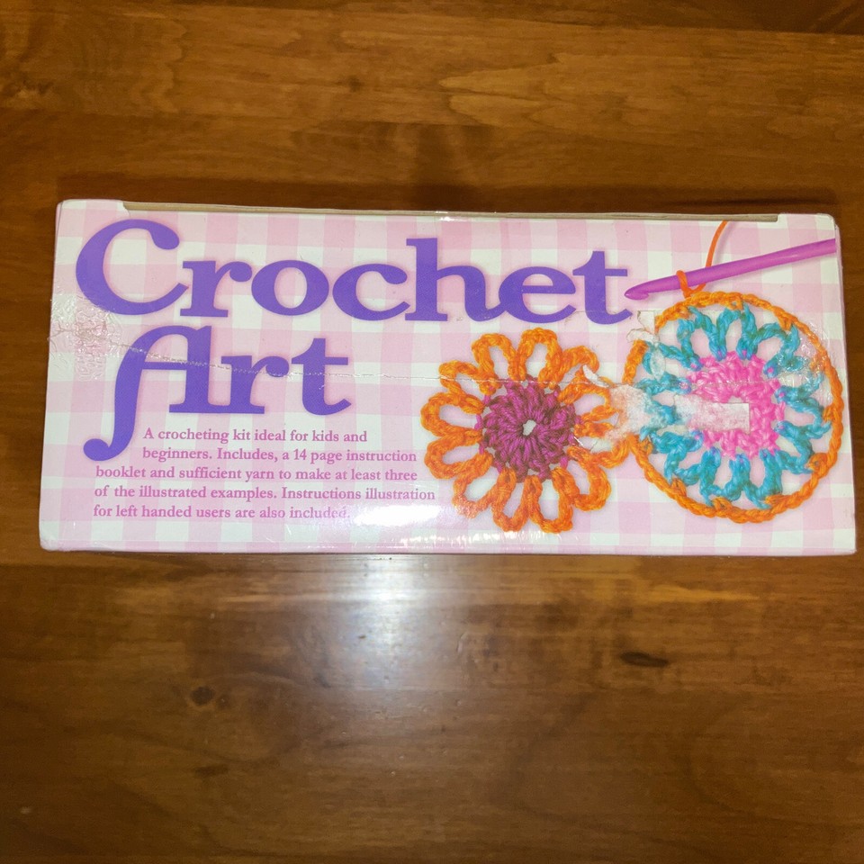 Crochet Art Kit 4M Kids Beginners Age 8+ Yarn Craft Project New | eBay