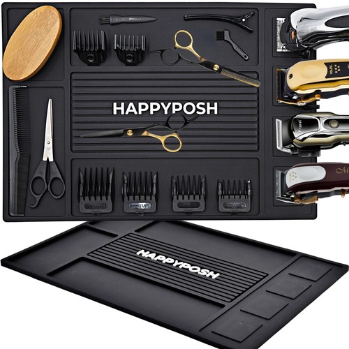 Barber Magnetic Mat, Clippers Station Pad, Salon Tool Organizer ...