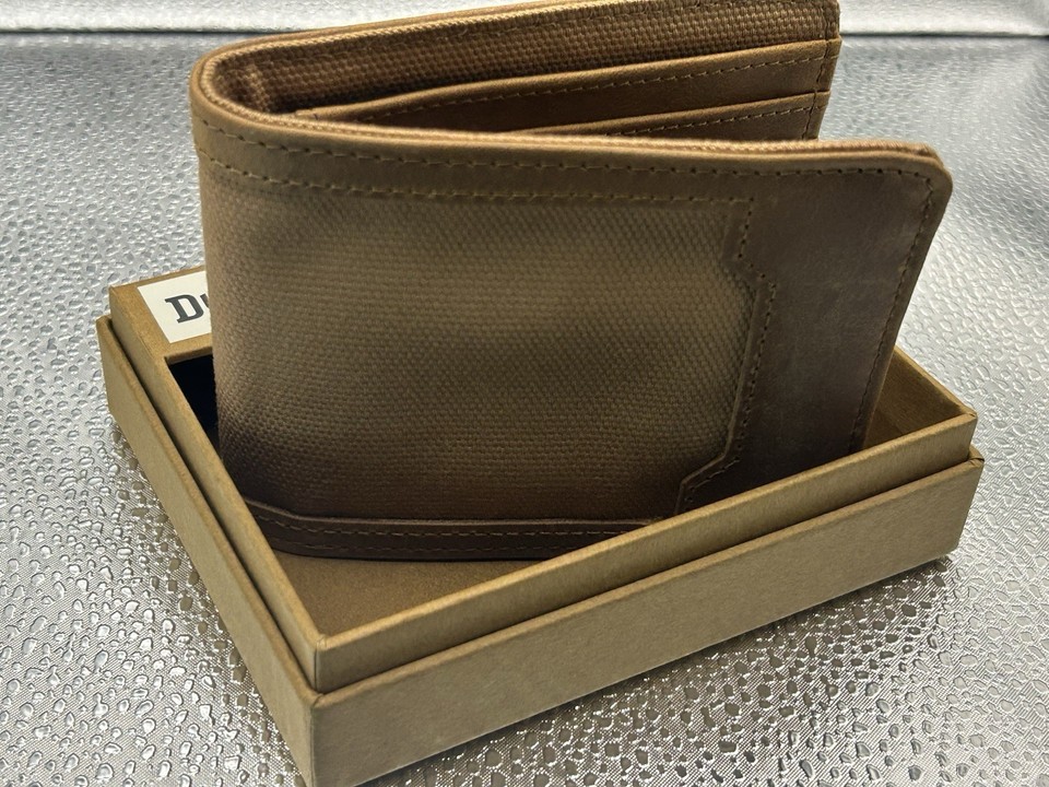 Duluth Leather & Cloth Wallet - New In Original Box | eBay