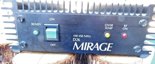 MIRAGE D26 430- 450 MHZ HAM RADIO LINEAR AMPLIFIER RATED AT 2W IN 60W ...