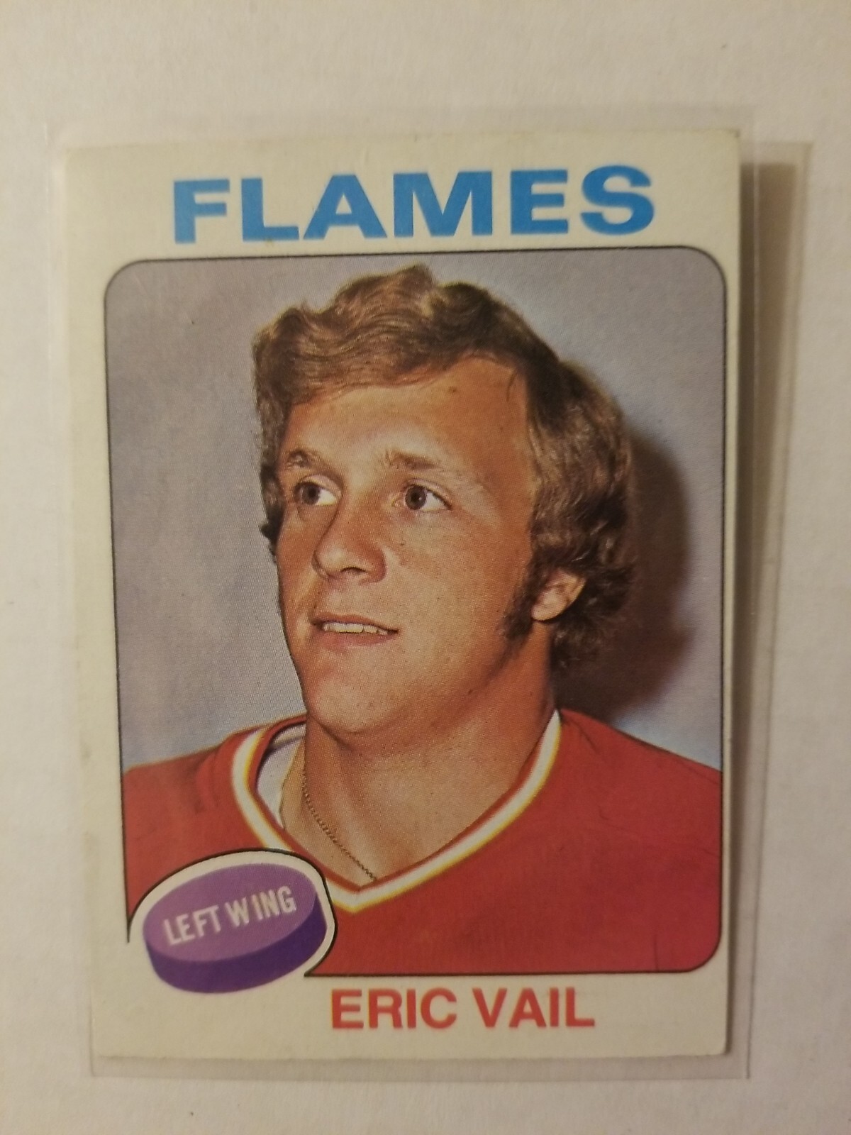 1975-76 Topps Hockey Card - #135 Eric Vail - Atlanta Flames - Vg-Ex ...