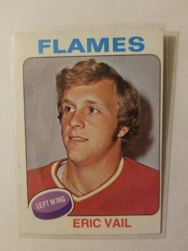 1975-76 Topps Hockey Card - #135 Eric Vail - Atlanta Flames - Vg-Ex ...