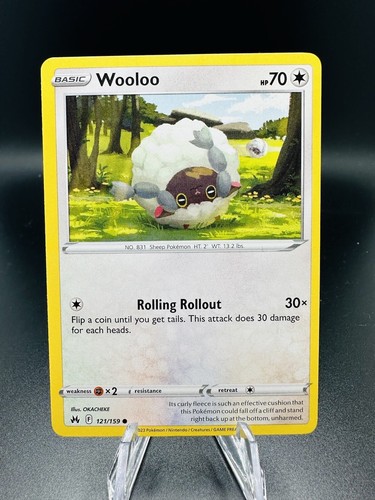 Pokemon TCG - Wooloo 121/159 - Crown Zenith 2023 | eBay