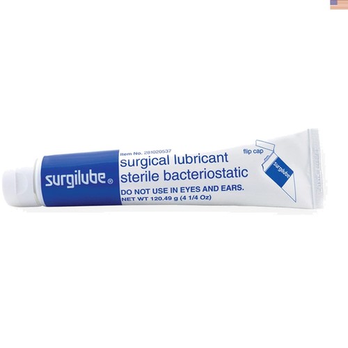 4.25 Oz Sterile Water-Based Lubricant Gel Pack of 2 - Unscented & Latex ...