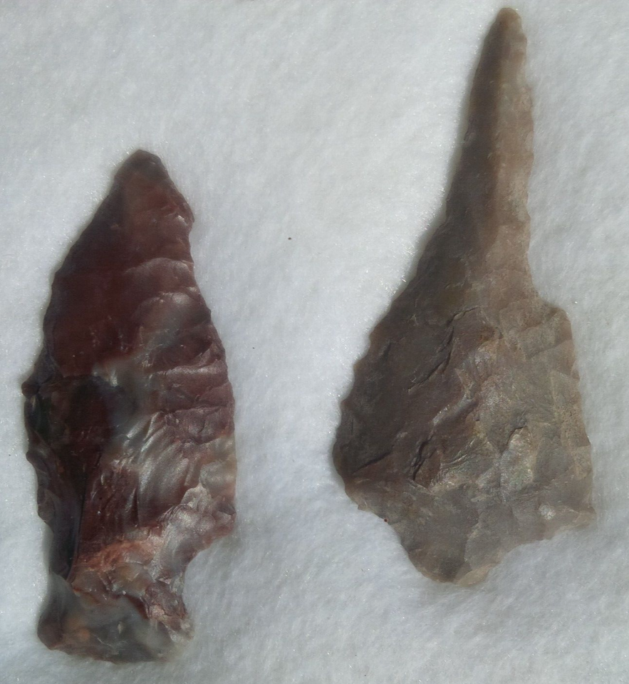 FINE 35 OREGON ARROWHEADS DISPAY GILBERT RIVER SITE Authentic Indian ...