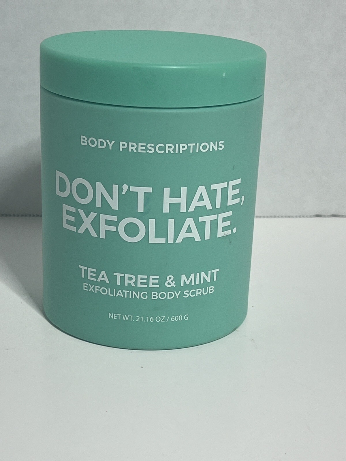 Body Prescriptions Don’t Hate, Exfoliate Tea Tree & Mint Body Scrub, 21 ...