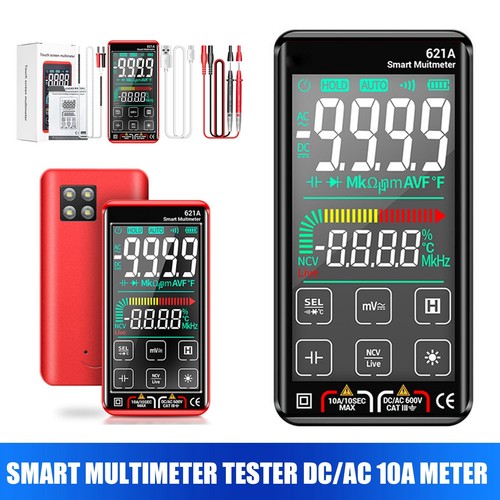 NEW LCD Digital Multimeter Touch Screen Smart Multimeter Tester DC/AC ...