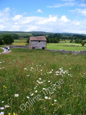 Photo 6x4 Barn near Ings House Linton/SD9962 Typical Dales laithe or ...