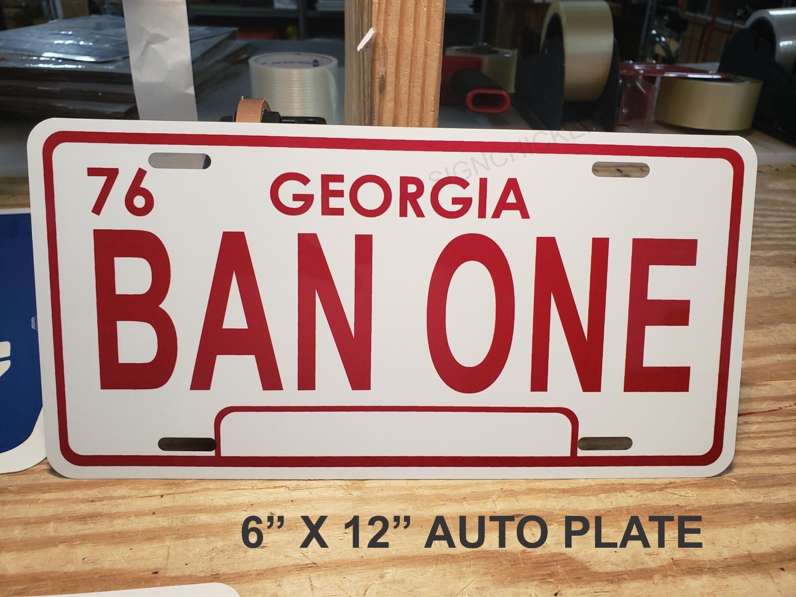 Smokey and the Bandit / BAN ONE aluminum License plate / NEW / Burt ...