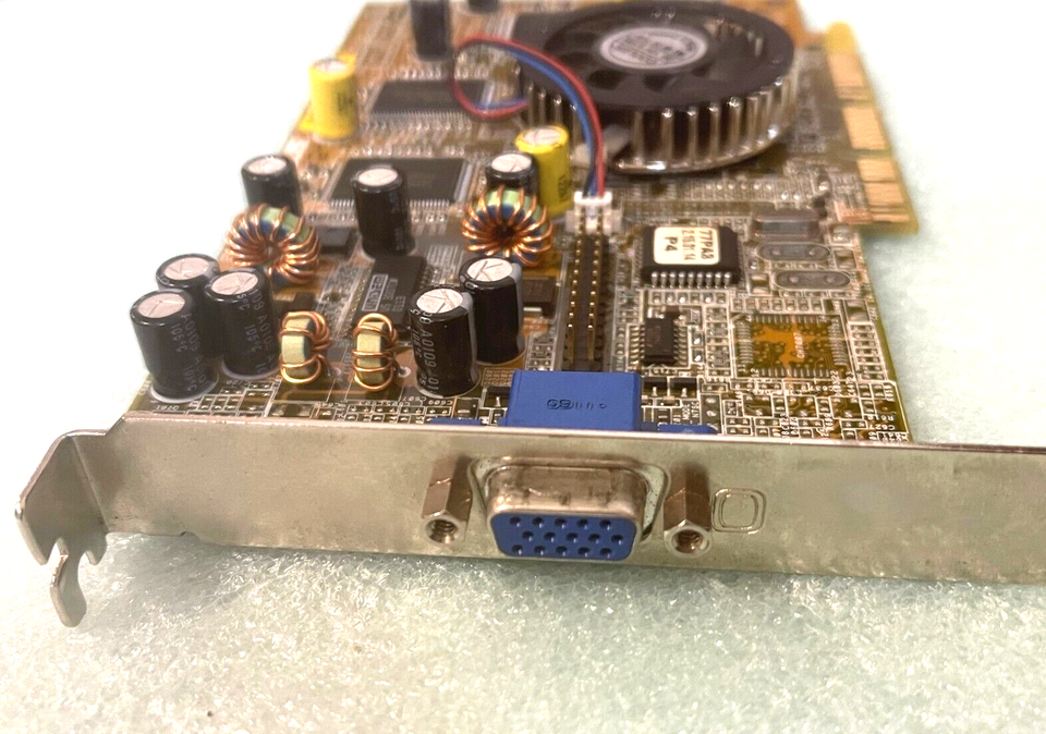 VINTAGE ASUS AGP V7700 64M PURE NVIDIA GEFORCE2 AGP VIDEO CARD VGA ONLY ...