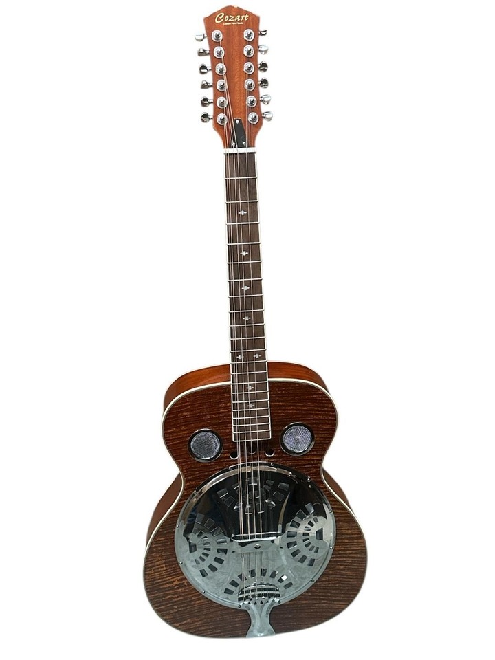 FLAMED COZART 12 STRING ACOUSTIC DOBRO RESONATOR GUITAR-DAMAGED | eBay