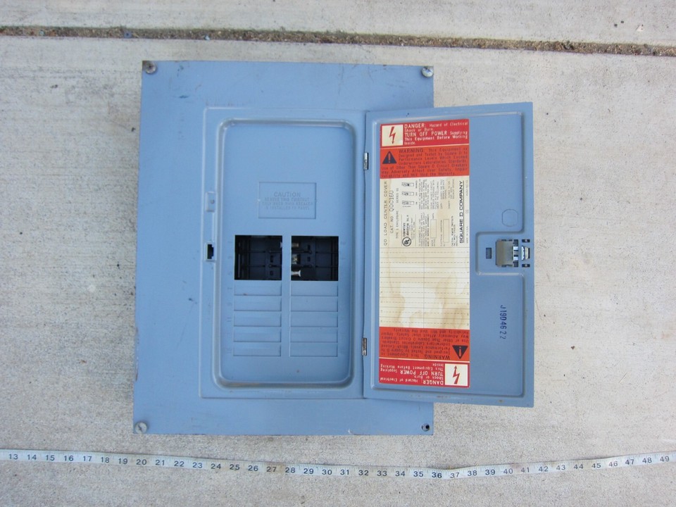 Square D QOC16U 3P 125A 125/250V NEMA 1 Load Center Enclosure, Used | eBay