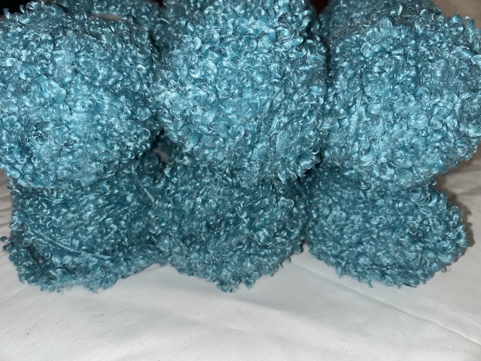Lot Of Six Skeins Niceec Yarn Teal Blue/green Super Soft | eBay