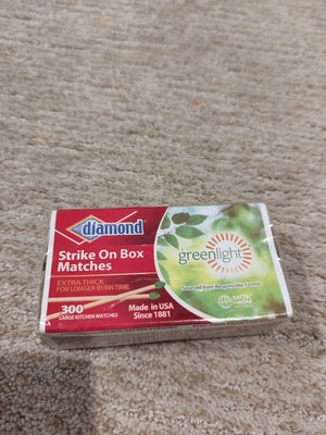 Wooden Matches, Diamond Greenlight, 300 Ct, Large Kitchen Matches | eBay