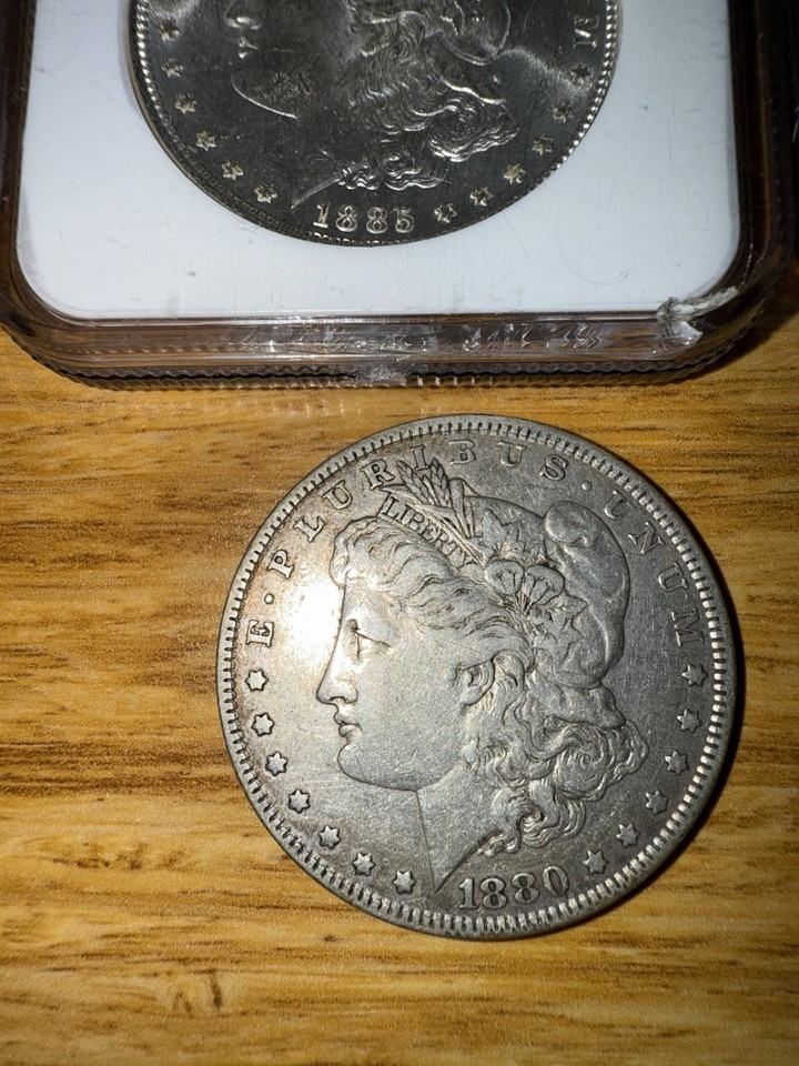 Silver Morgan Dollar Lot NGC MS63 Luster Toning Silver Half Dollar 4 ...