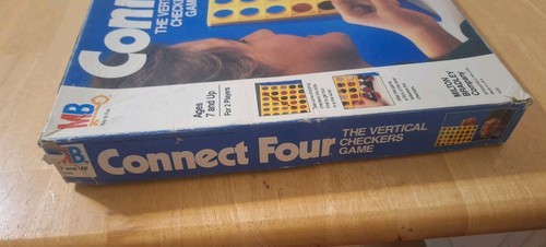 Vintage Connect Four 4 Game 1979 Milton Bradley Vertical Checkers 100% ...