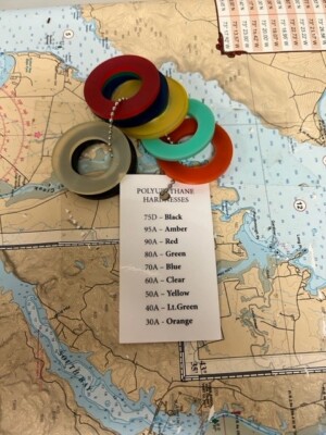 Polyurethane Hardness Pack 75D, 95A, 90A, 80A, 70A, 60A, 50A, 40A, 30A ...