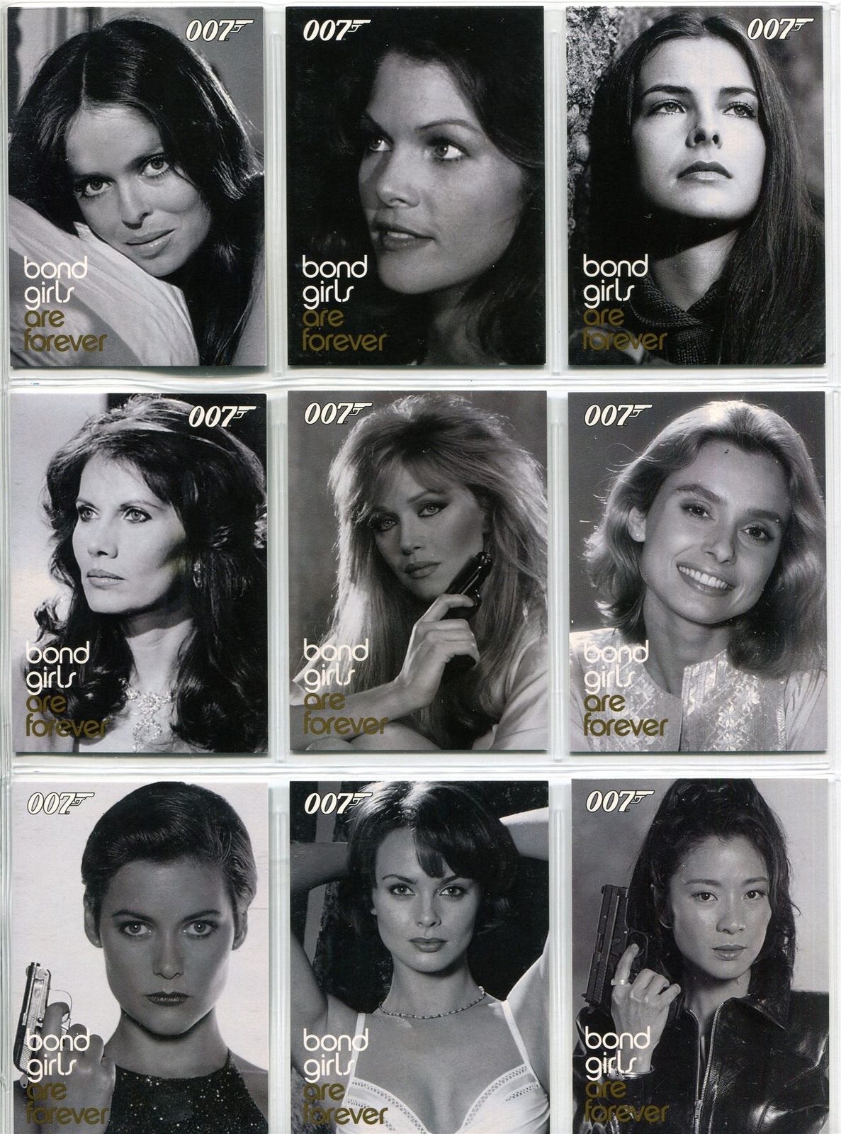 James Bond Women In Motion Complete Bond Girls Are Forever Chase Card ...