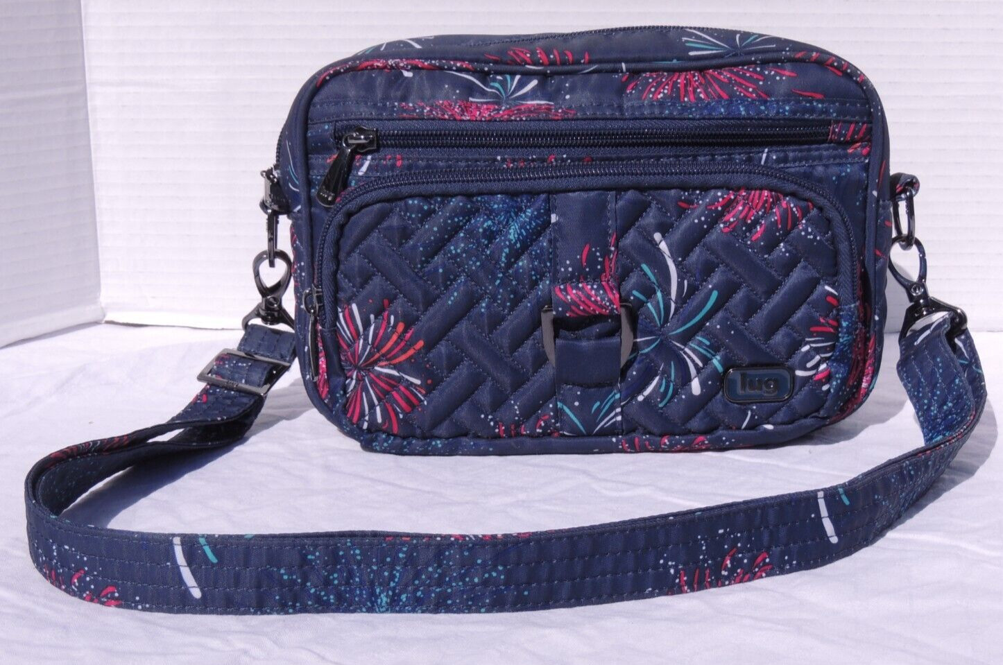 Lug Carousel Quilted Convertible Crossbody Shoulder O… - Gem