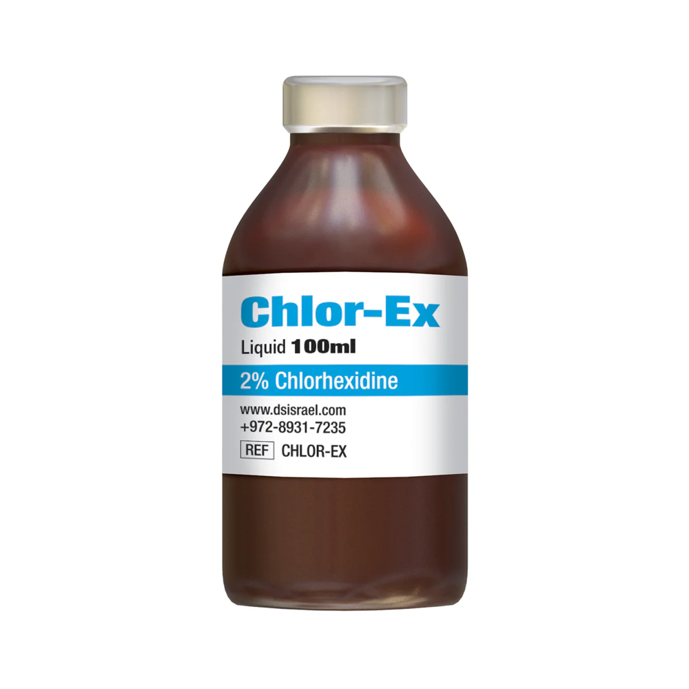 Dental DSI Chlor-Ex Chlorhexidine Solution 2% Antiseptic Liquid 100 ...