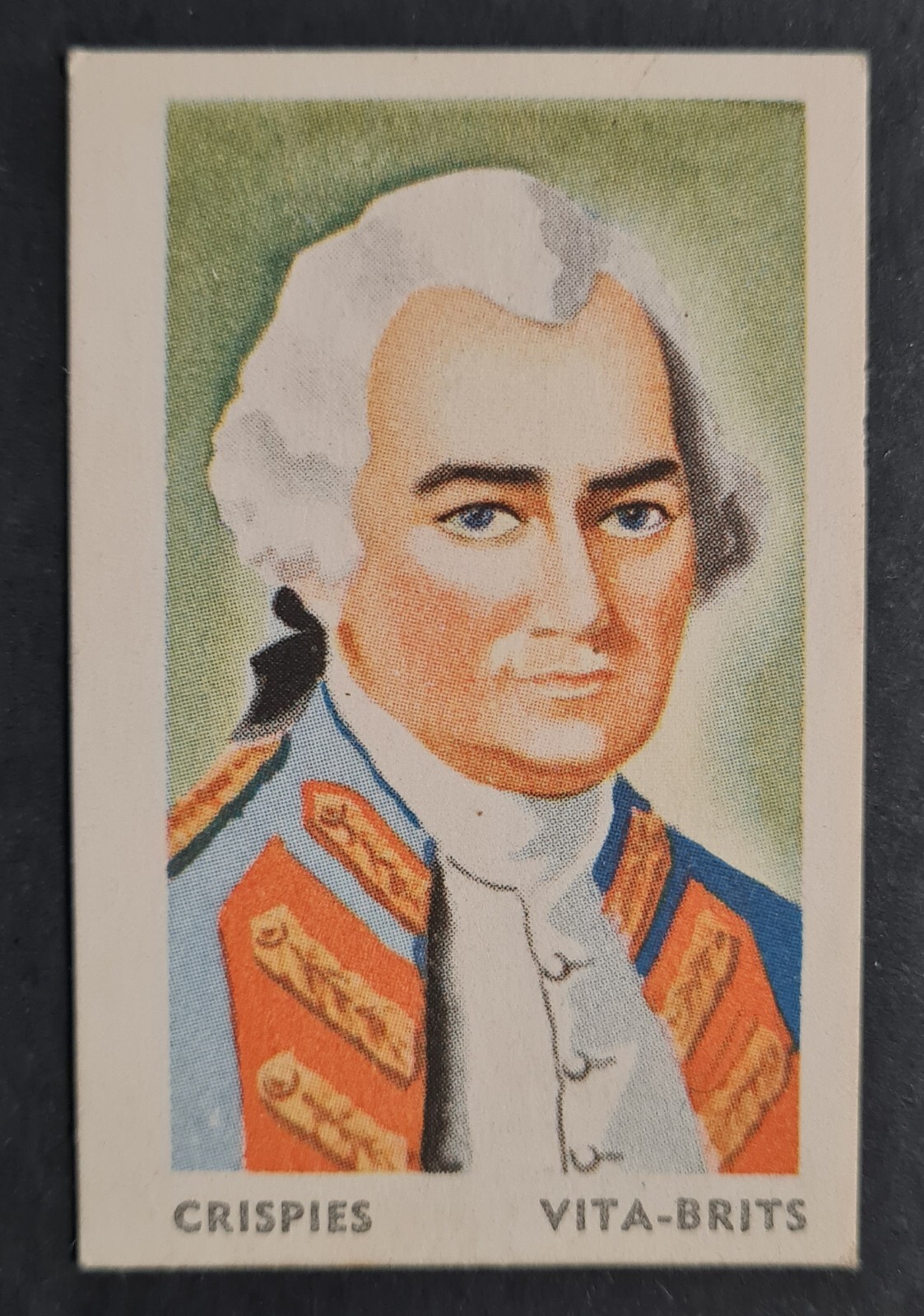 1949 VITA-BRITS CRISPIES FAMOUS PEOPLE AND PLACES LORD ROBERT CLIVE ...