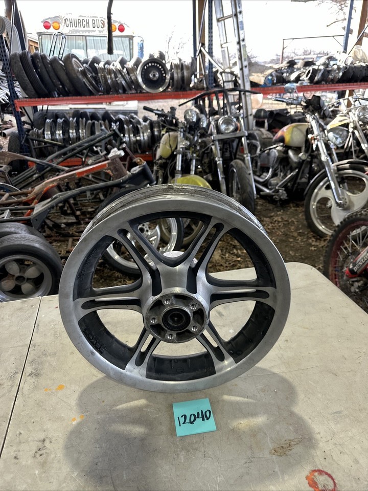 Harley 16” X 3” Rear Mag Wheel Slotted 6 Dyna Fxr Bagger 1” Sealed ...