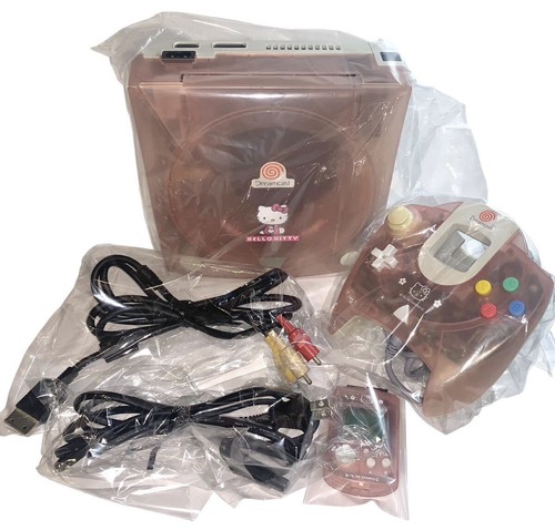 Sega Dreamcast Hello Kitty Limited Ver Pink HKT-3000 Console Tested | eBay