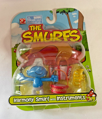 NEW Jakks Pacific Play Along The Smurfs Harmony Smurf & Instruments ...