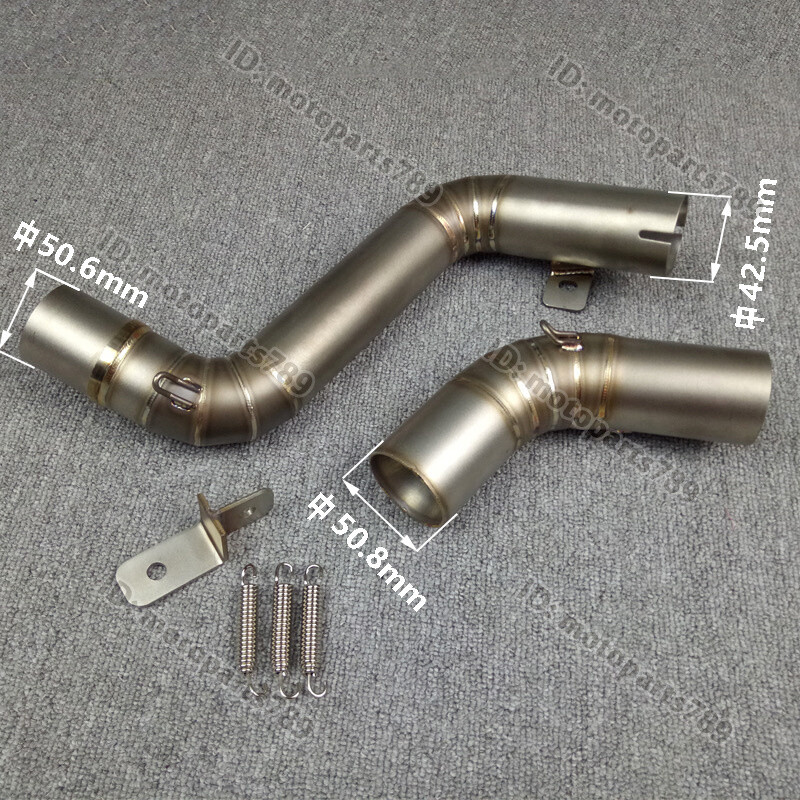 Modified Motorcycle Exhaust Mid Link Pipe Slip On 2" For Duke 200 390 ...