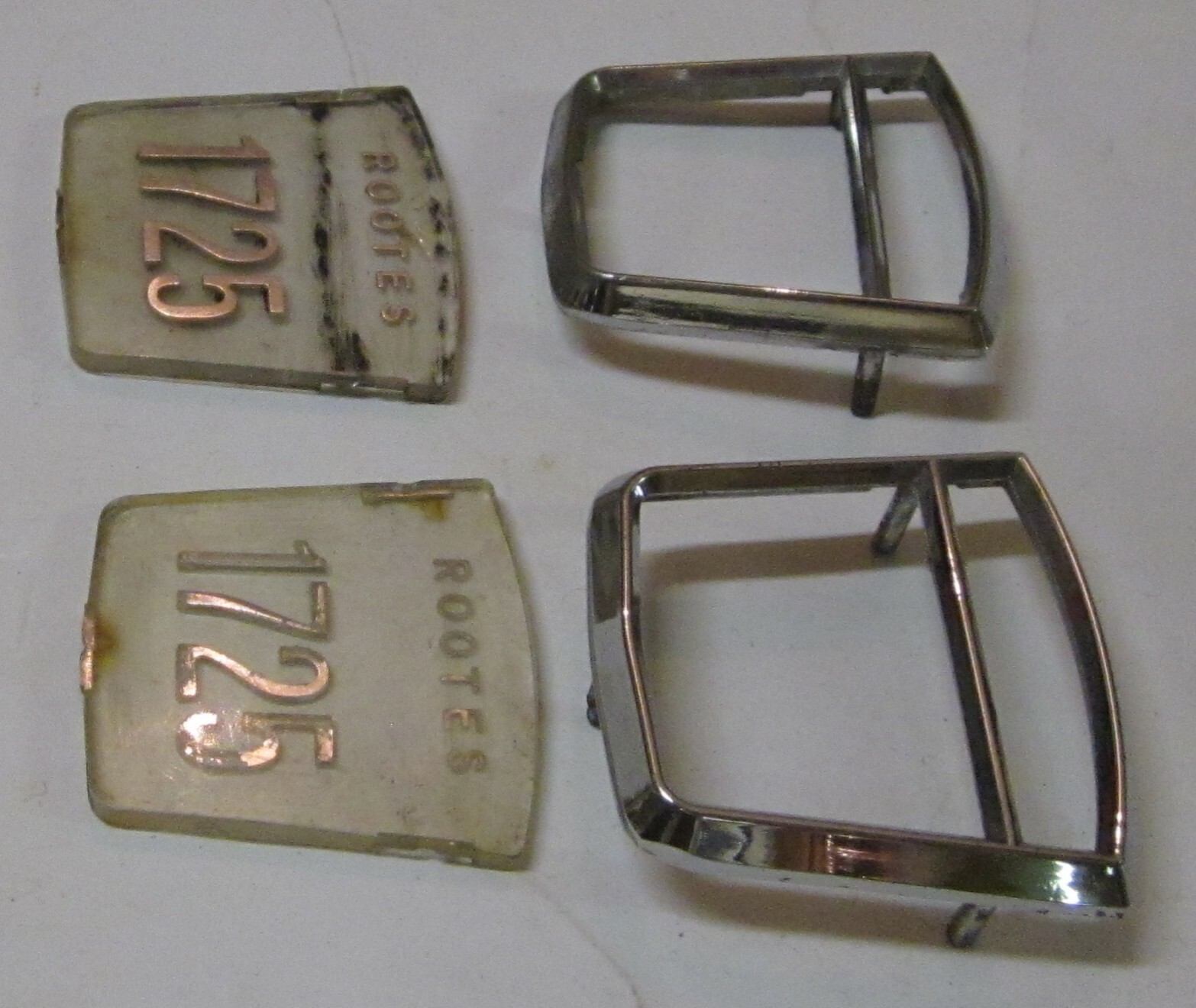 Sunbeam Alpine 1725 Fender Emblem Motif & Surround Pair (2) Chrome ...