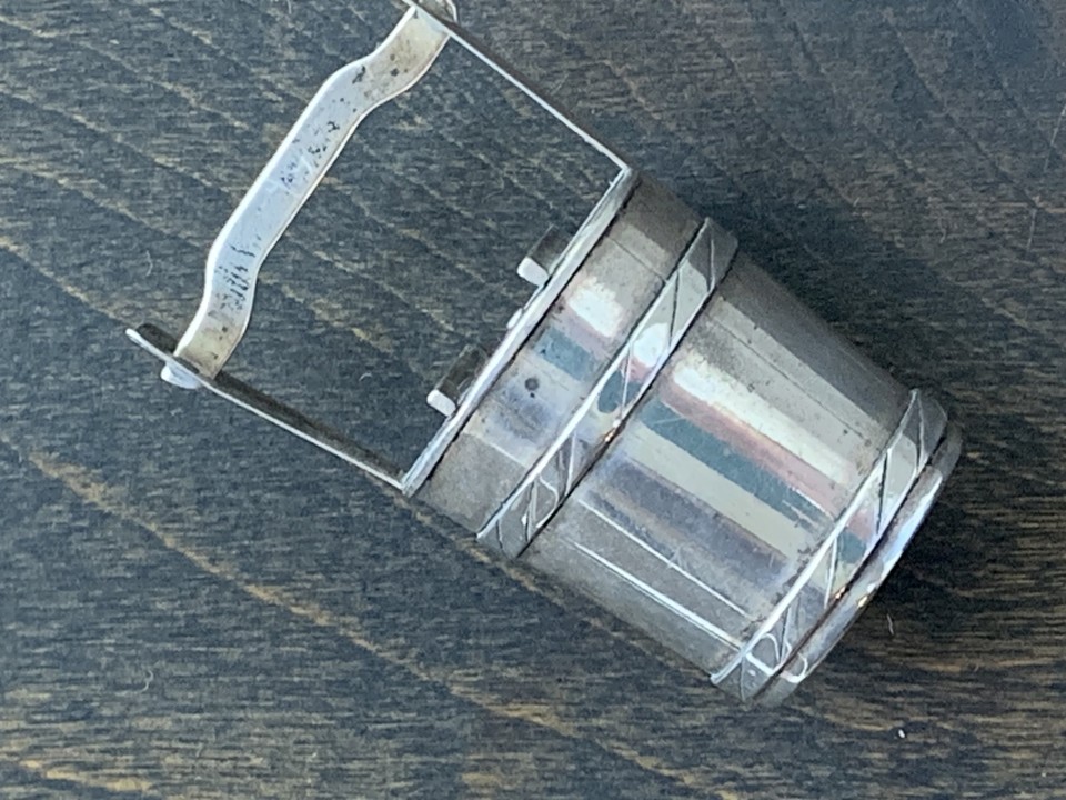 Yamato Japanese Silver Water Bucket Form Salt Shaker Stamped Sterling ...