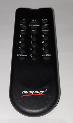 HAUPPAUGE 2508195 TV Radio Remote Control (OEM Genuine Remote) | eBay