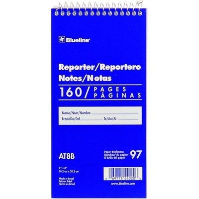 Reporter Notebook 4x8 Inches 80 Sheets 160 Pages Lined Writing Journal ...