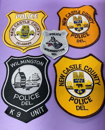( 5 ) Wilmington & New Castle Delaware Police Department Patches | eBay