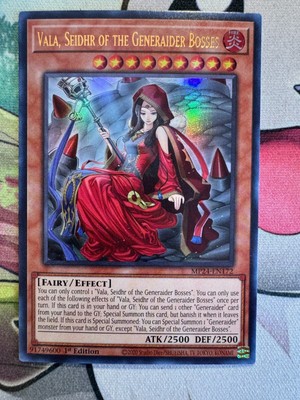 Vala, Seidhr of the Generaider Bosses Holo Yugioh TCG YGB879 | eBay