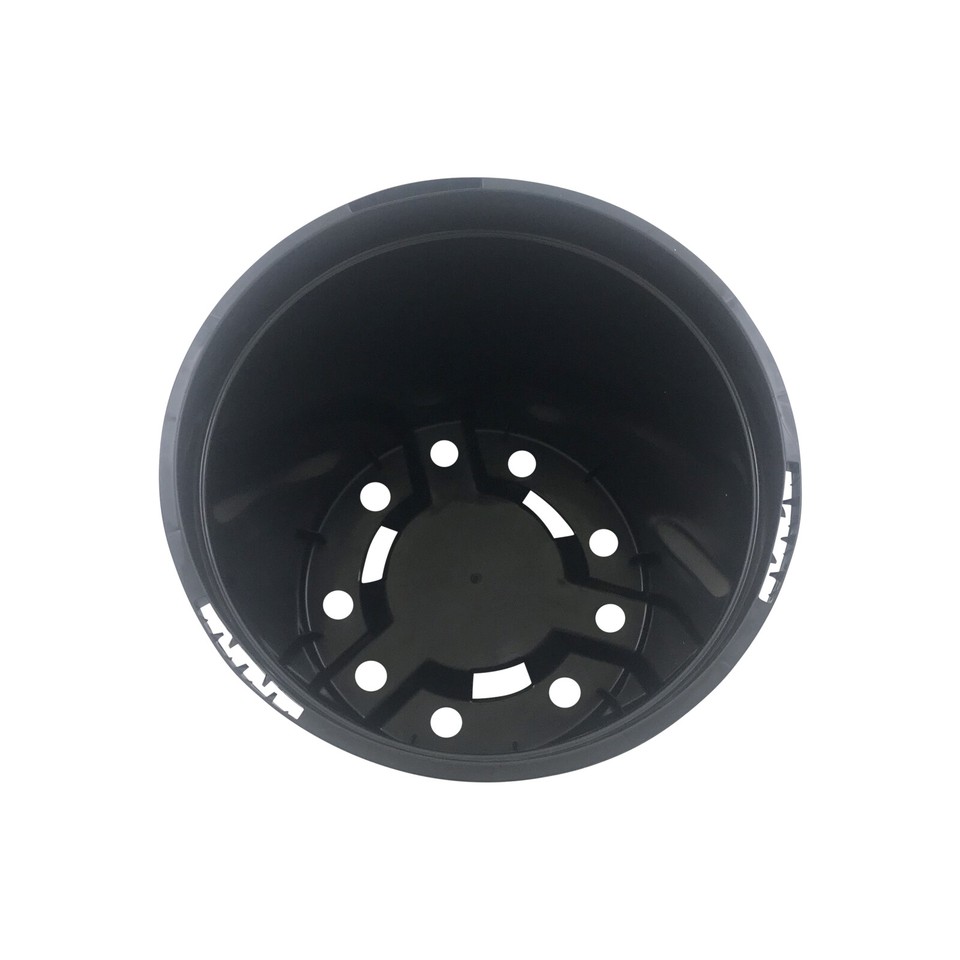 3 Litre Black Plant Pots Plastic Round Flower Pot L LT High Quality ...