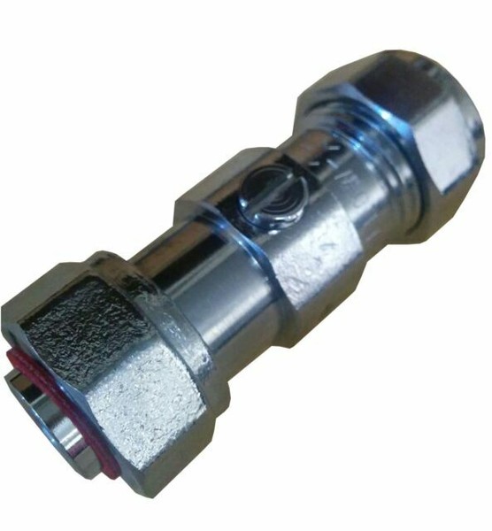 Pegler 15mm Straight Service Valve- Chrome for sale online | eBay