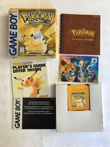 Pokemon Yellow Version Special Pikachu Edition Nintendo Game Boy First ...