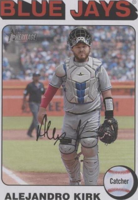 2024 Topps Heritage - Alejandro Kirk #186 White Border for sale online ...
