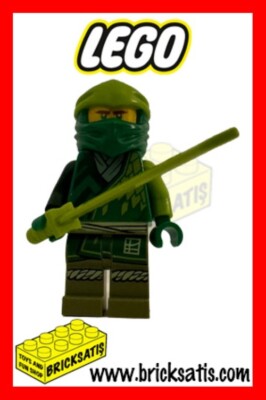 NEW LEGO Minifigure BAM Green Ninja Figures W/ Weapon | eBay