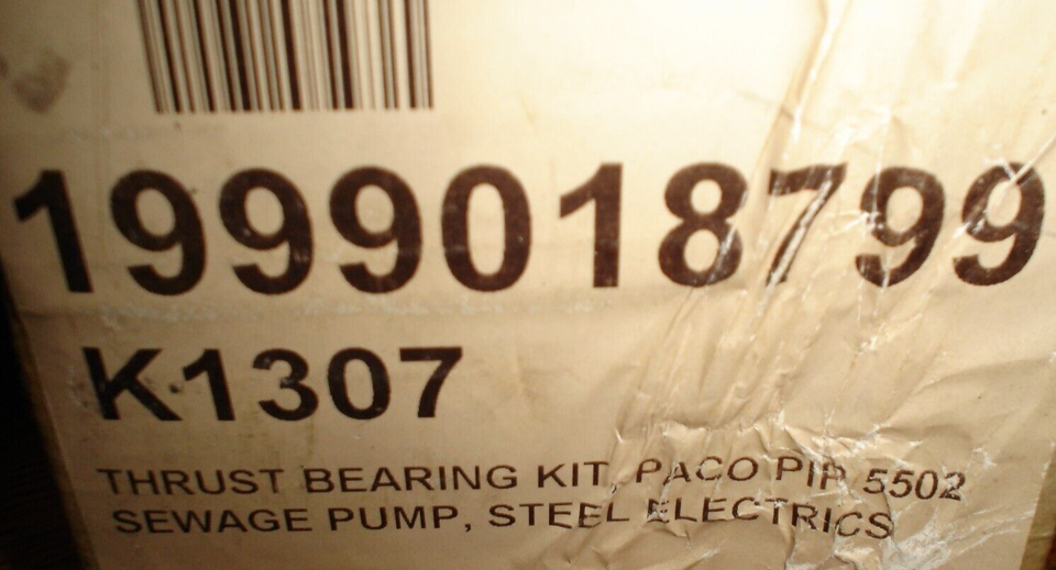 New Genuine PACO Part Kit No. K1307 for PACO Pump Replacement Parts NOS ...