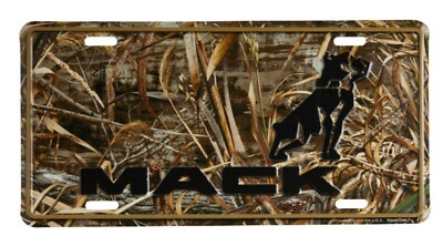 Mack Trucks Waterfall Marsh Camouflage Novelty Embossed Aluminum ...